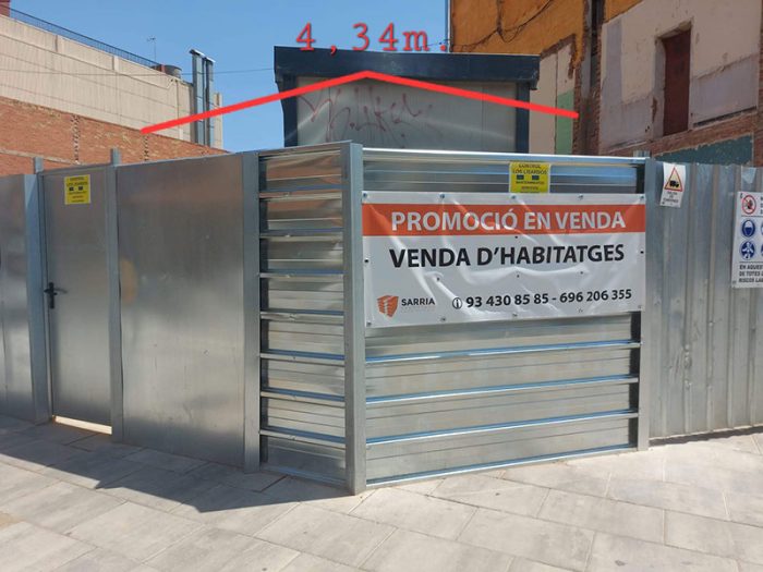 Rotulación de Cerramiento Perimetral de Obra | Lonas y Vinilo